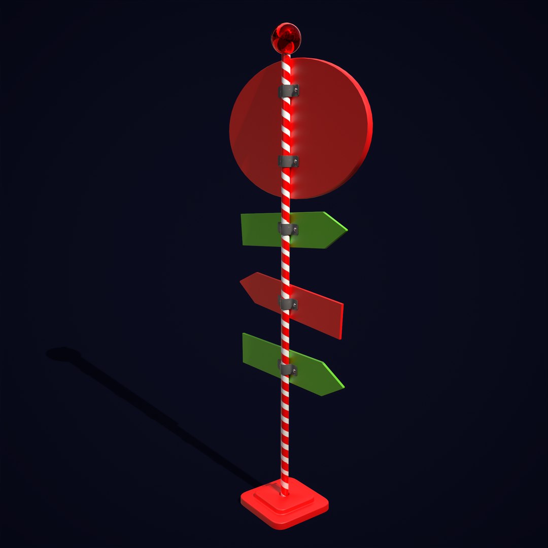 3D model North Pole Sign - TurboSquid 1817340