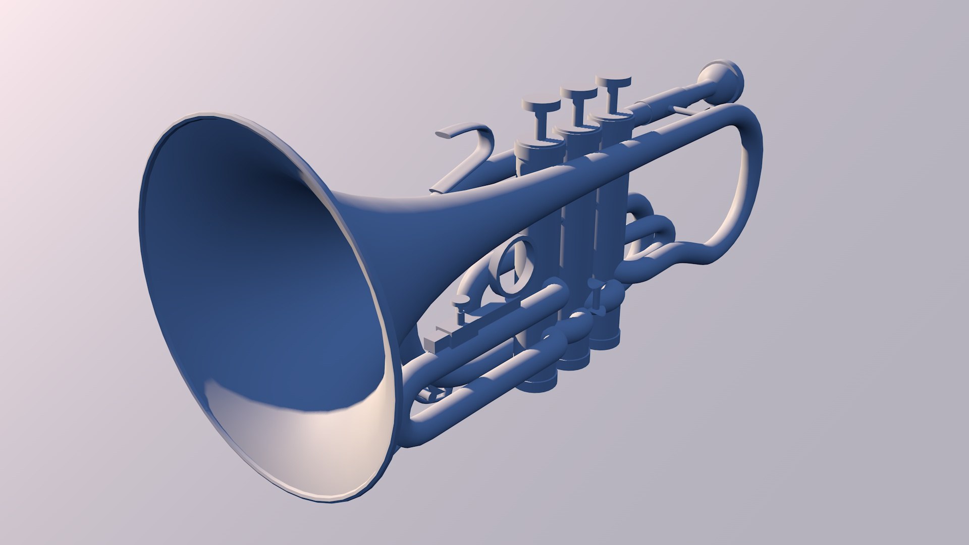 3D Trumpet Model - TurboSquid 1798596