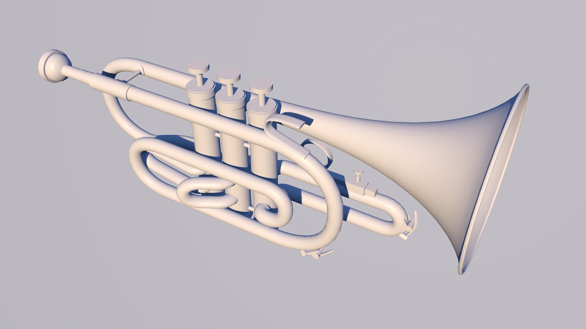 3D Trumpet Model - TurboSquid 1798596