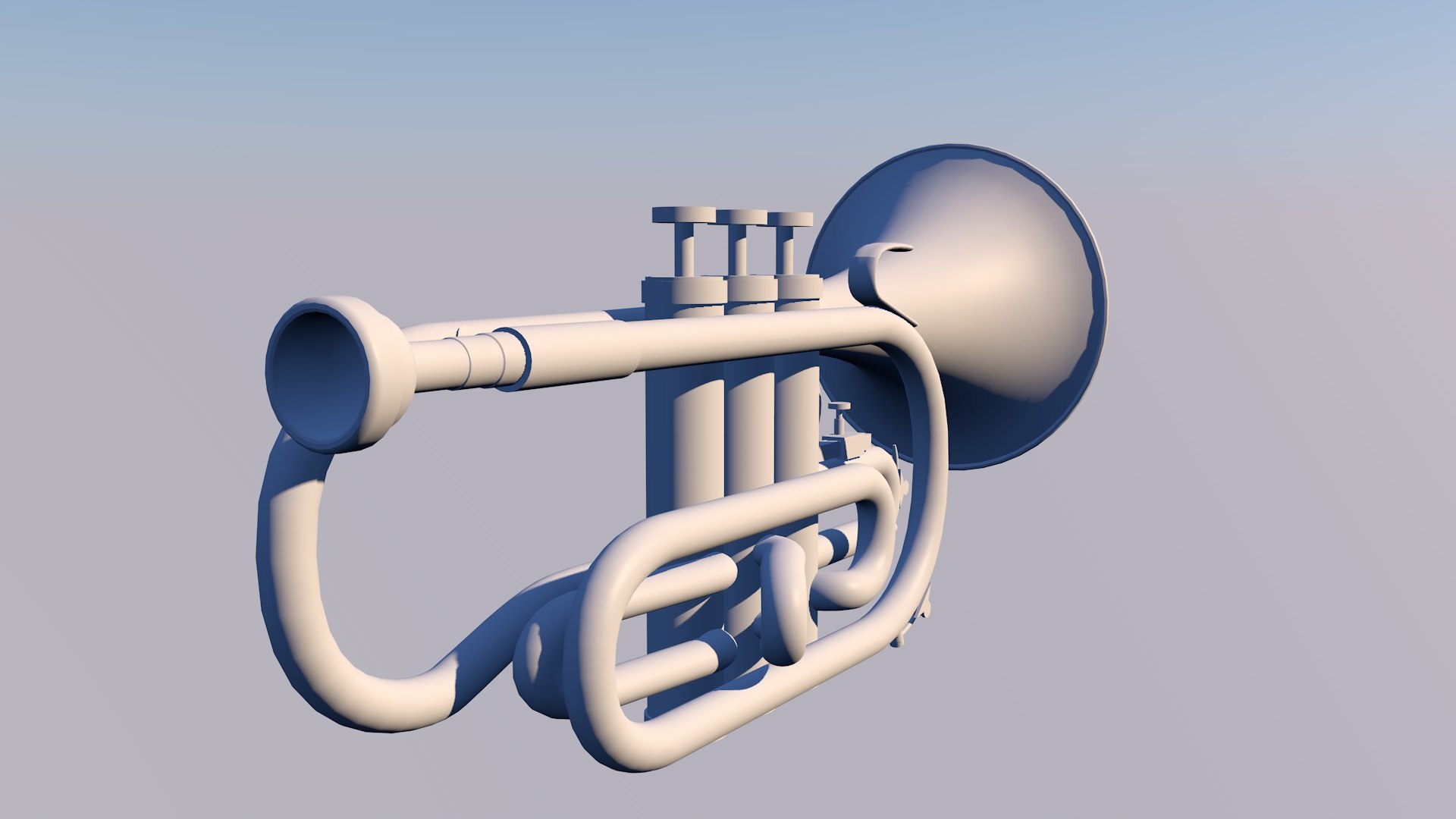 3D Trumpet Model - TurboSquid 1798596