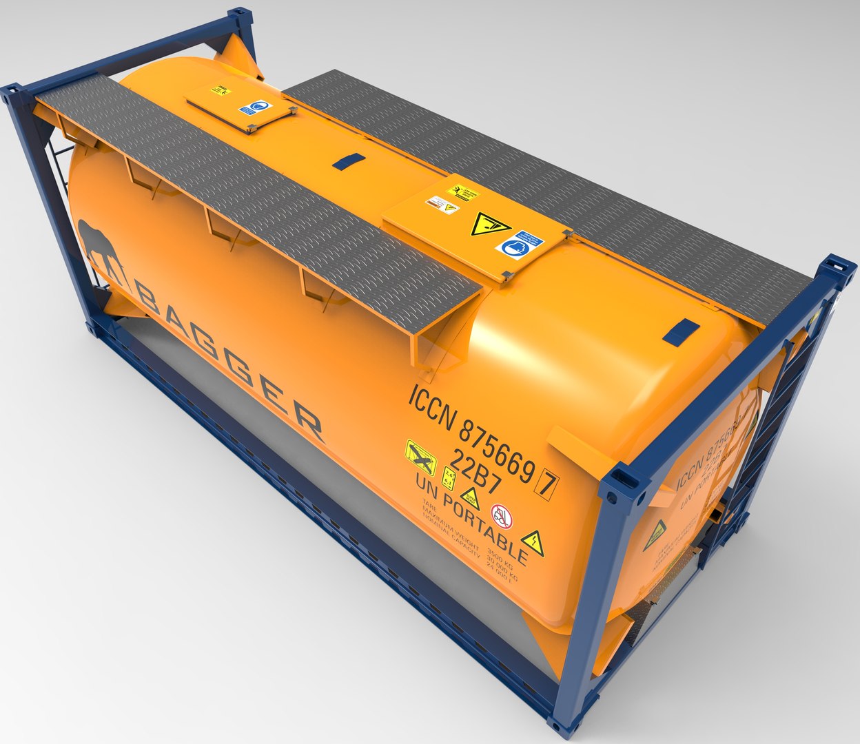 3D 40ft High Cube Shipping Container - TurboSquid 2206703