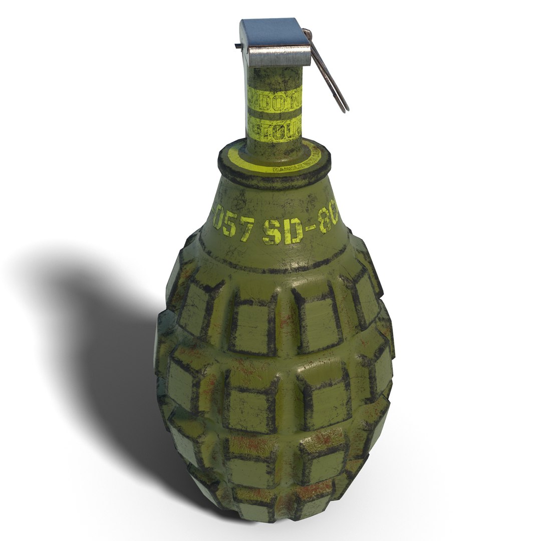 3D Hand Grenade Model - TurboSquid 2095744
