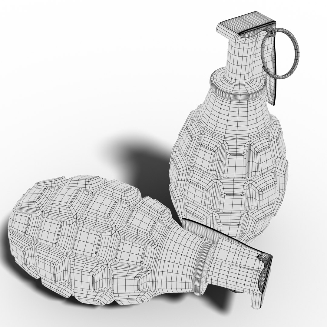 3D Hand Grenade Model - TurboSquid 2095744