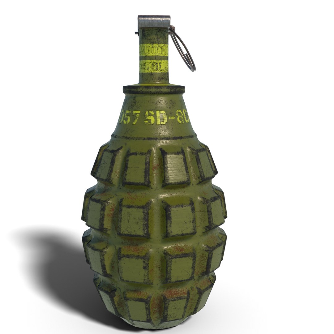 3D Hand Grenade Model - TurboSquid 2095744