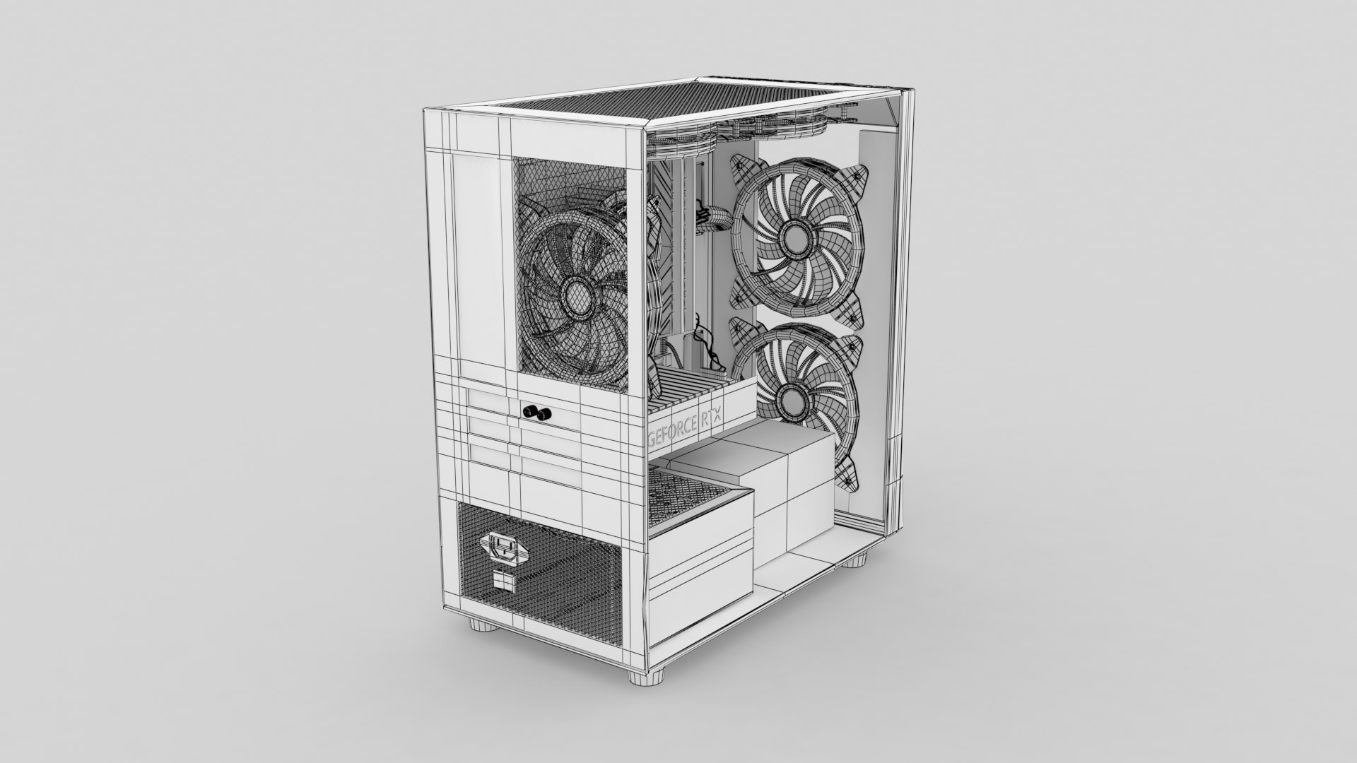 Gaming computer 3D model - TurboSquid 1594516