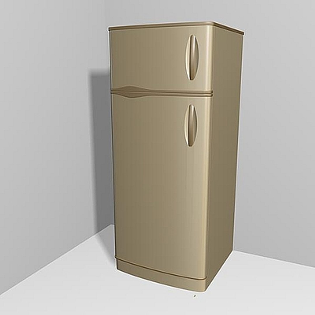 3ds max refrigerator kitchen
