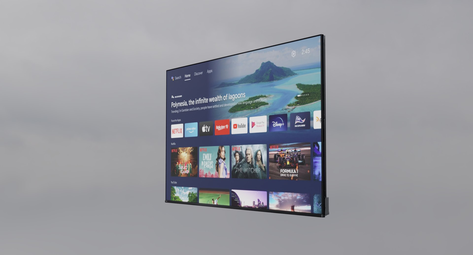 Tv Flatscreen 3D Model - TurboSquid 2104336