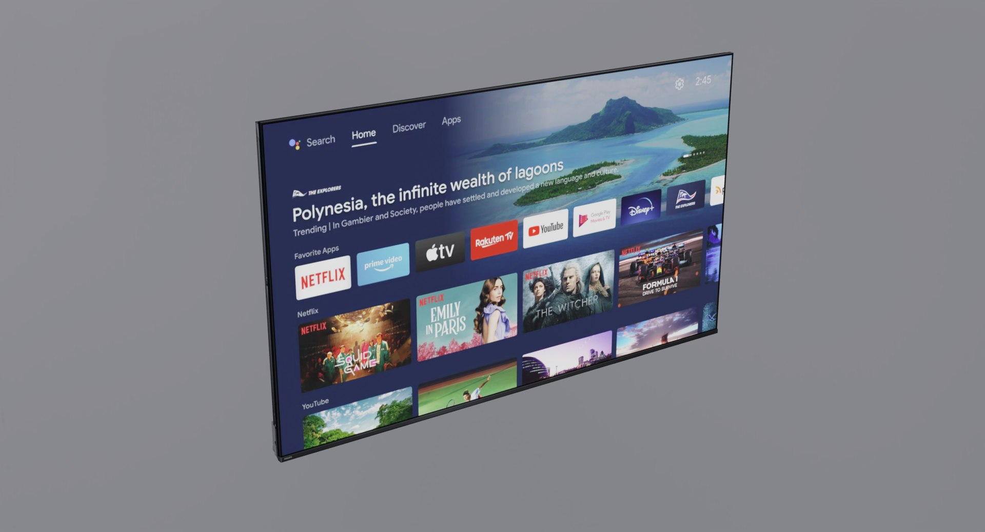 Tv Flatscreen 3D Model - TurboSquid 2104336