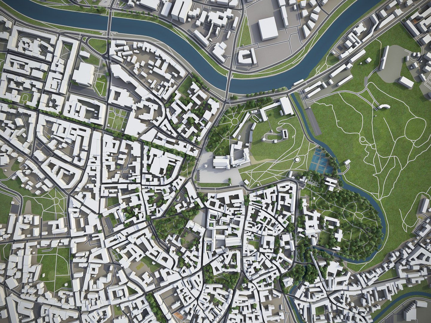 3D Model Vilnius Surrounding - - TurboSquid 1444364