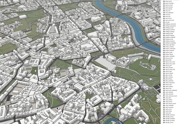 3D model vilnius surrounding - - TurboSquid 1444364