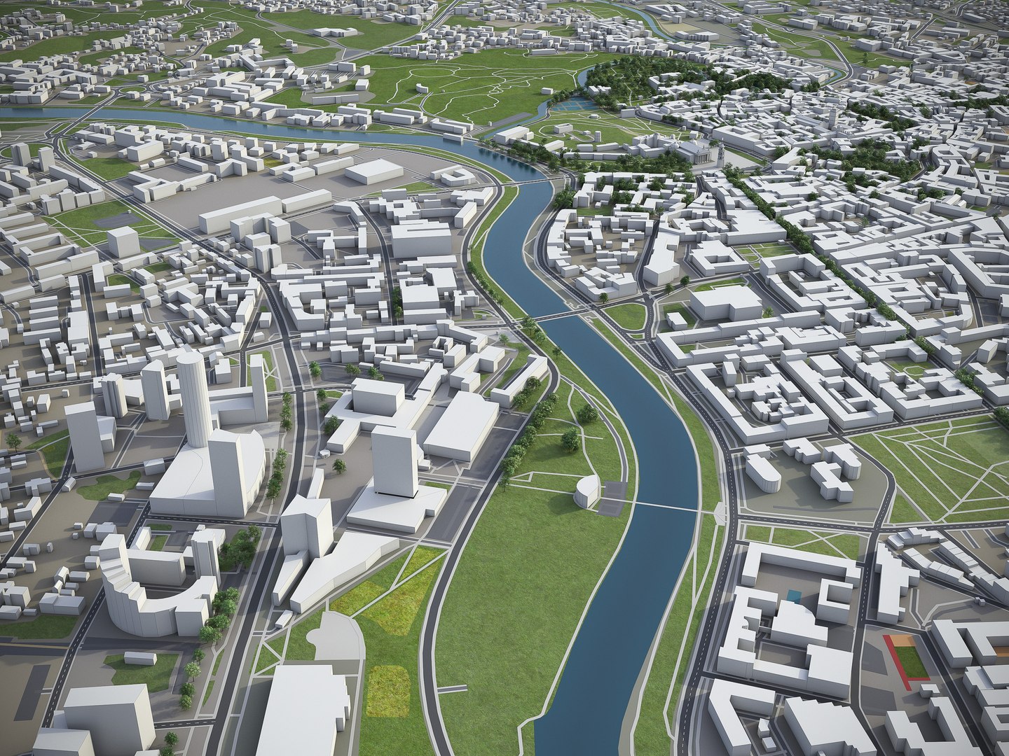 3D Model Vilnius Surrounding - - TurboSquid 1444364