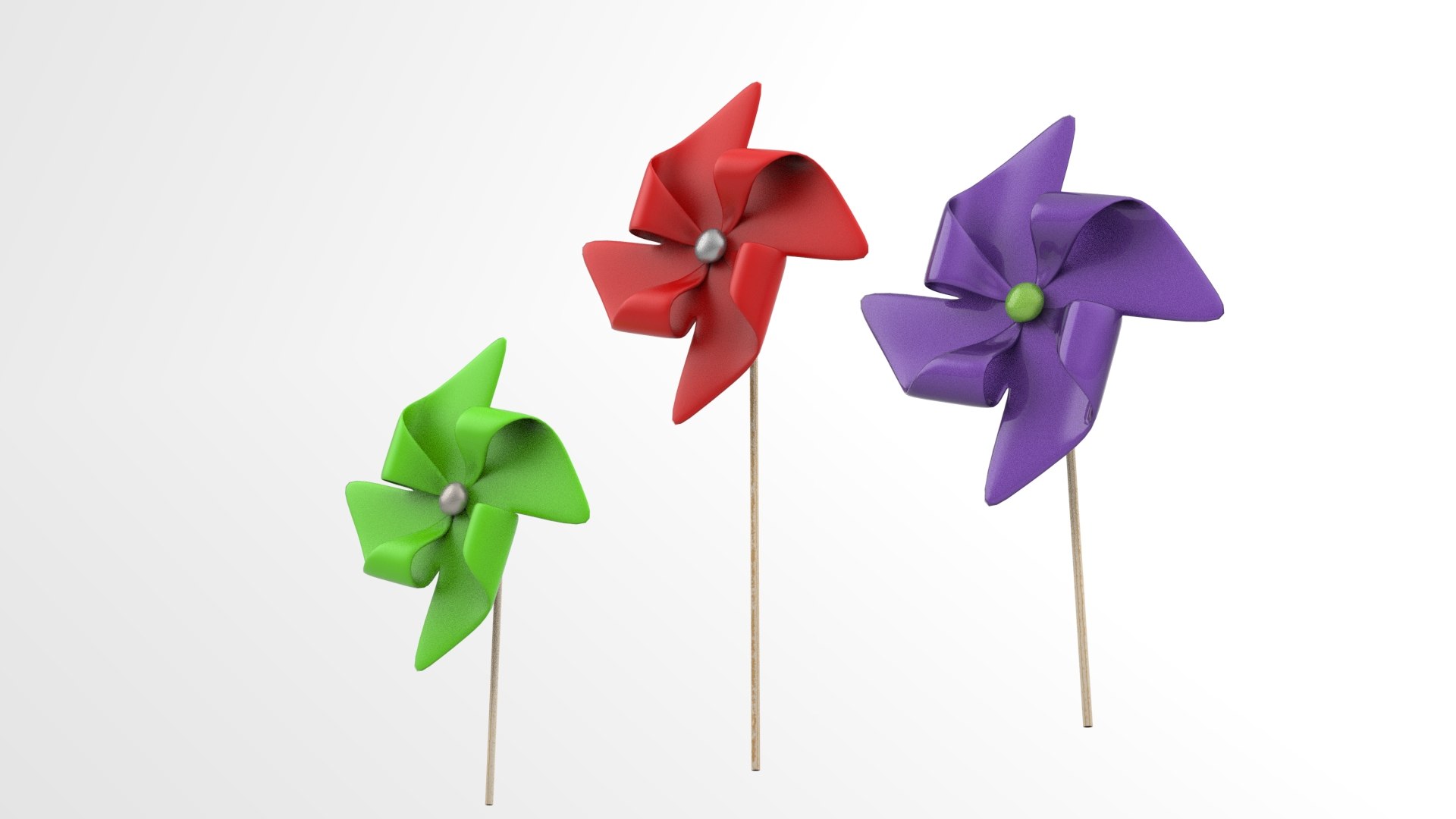 Free Paper Windmill 3D Model - TurboSquid 1954766