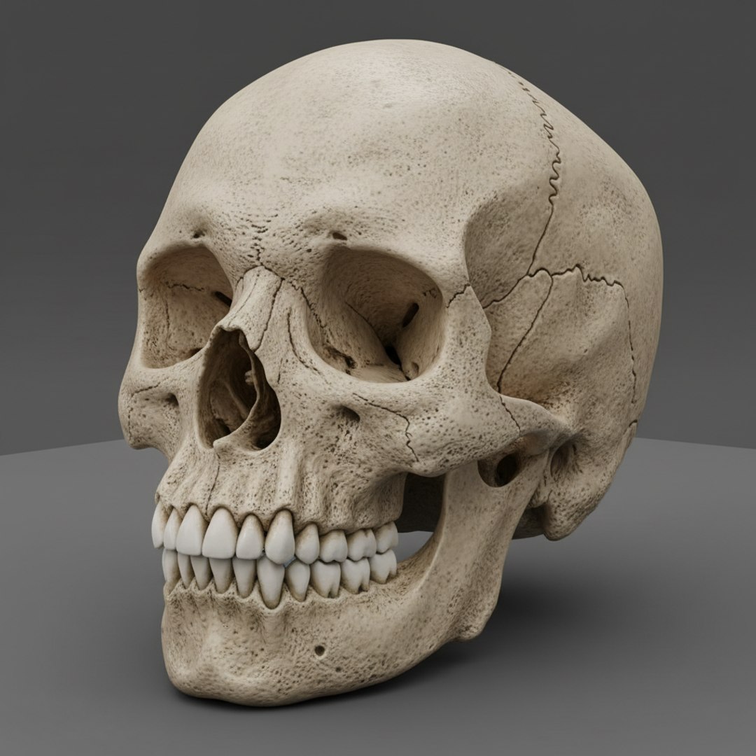 Human Skull 3D Model - TurboSquid 2494490