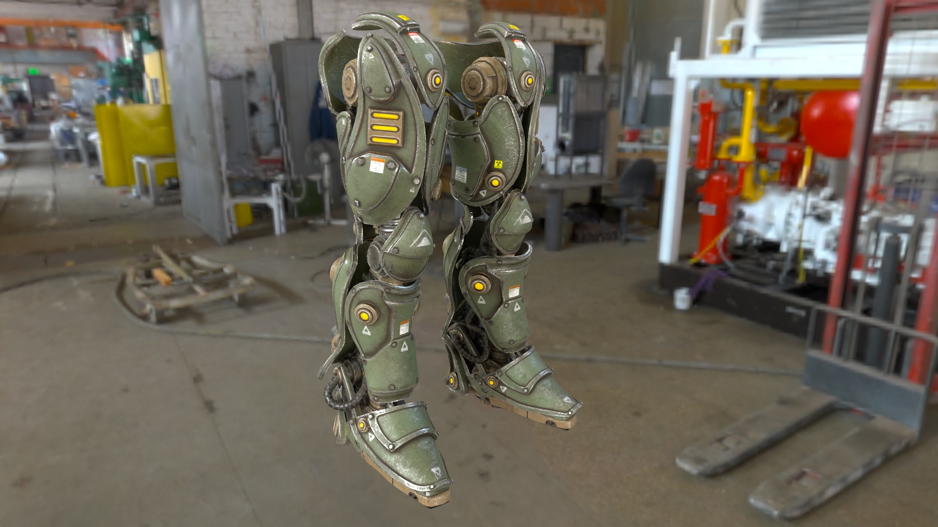 3D mech kitbash parts - model - TurboSquid 1641293