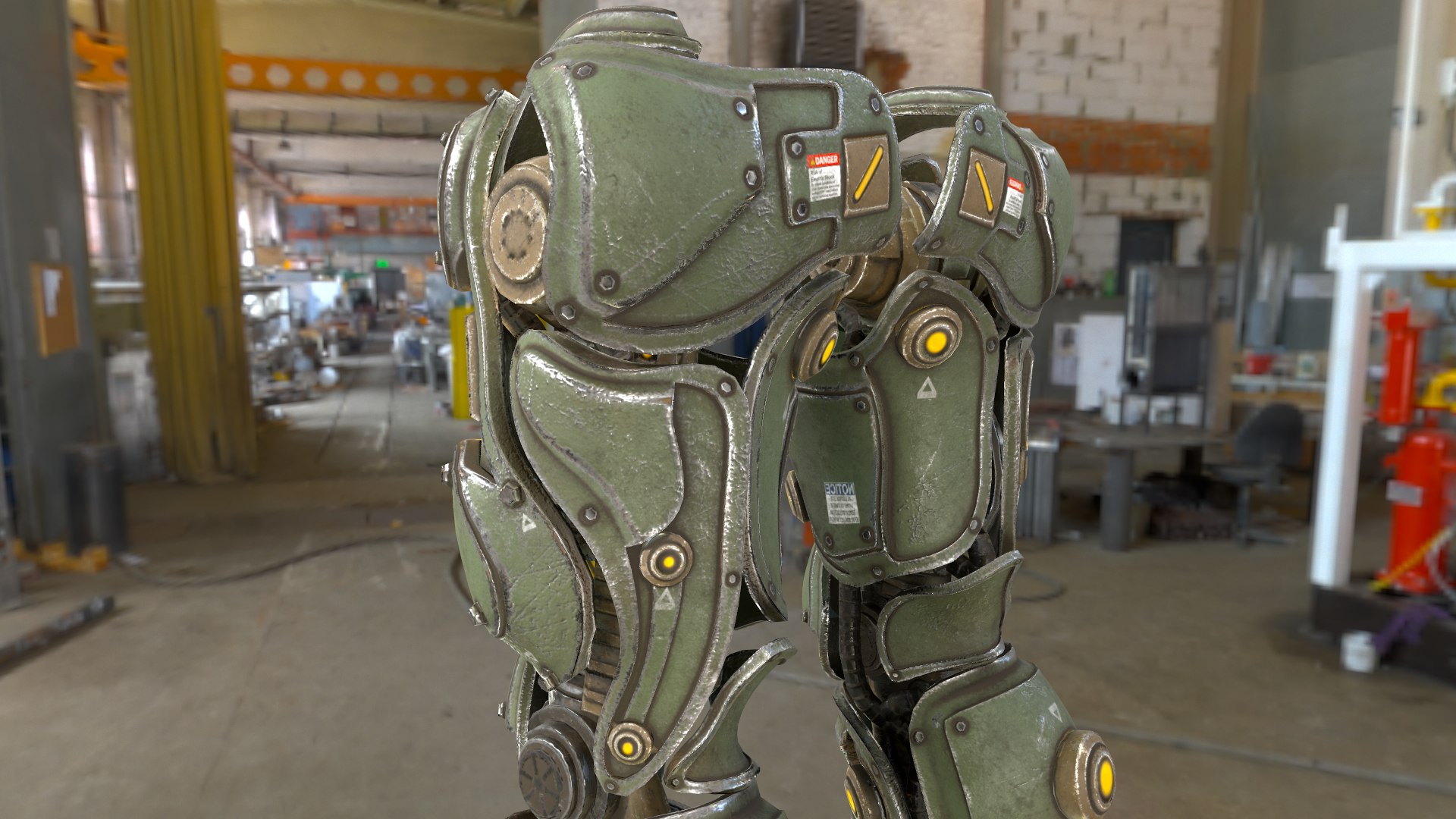 3D mech kitbash parts - model - TurboSquid 1641293