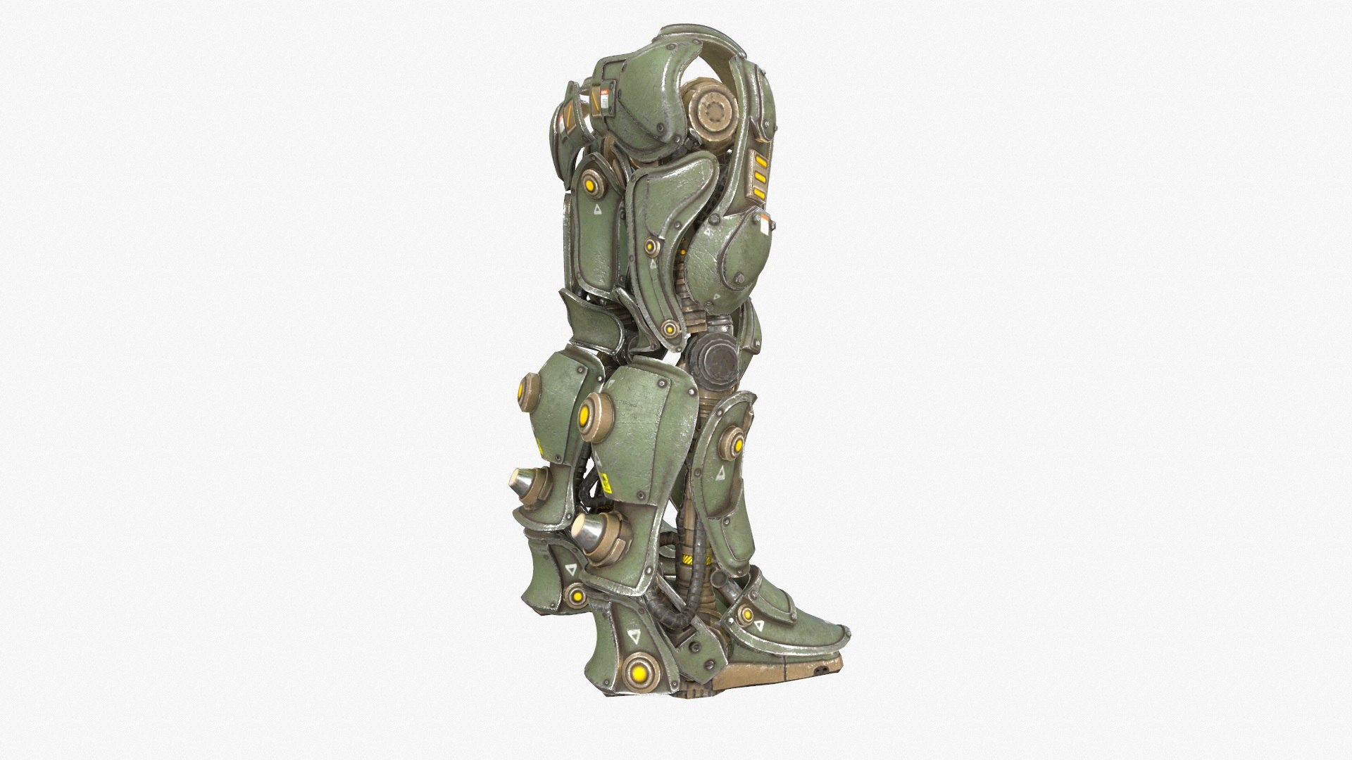 3D mech kitbash parts - model - TurboSquid 1641293