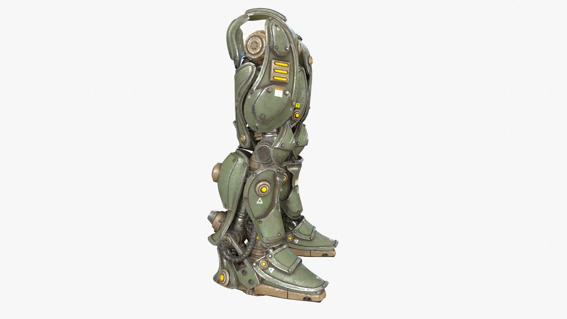 3D mech kitbash parts - model - TurboSquid 1641293