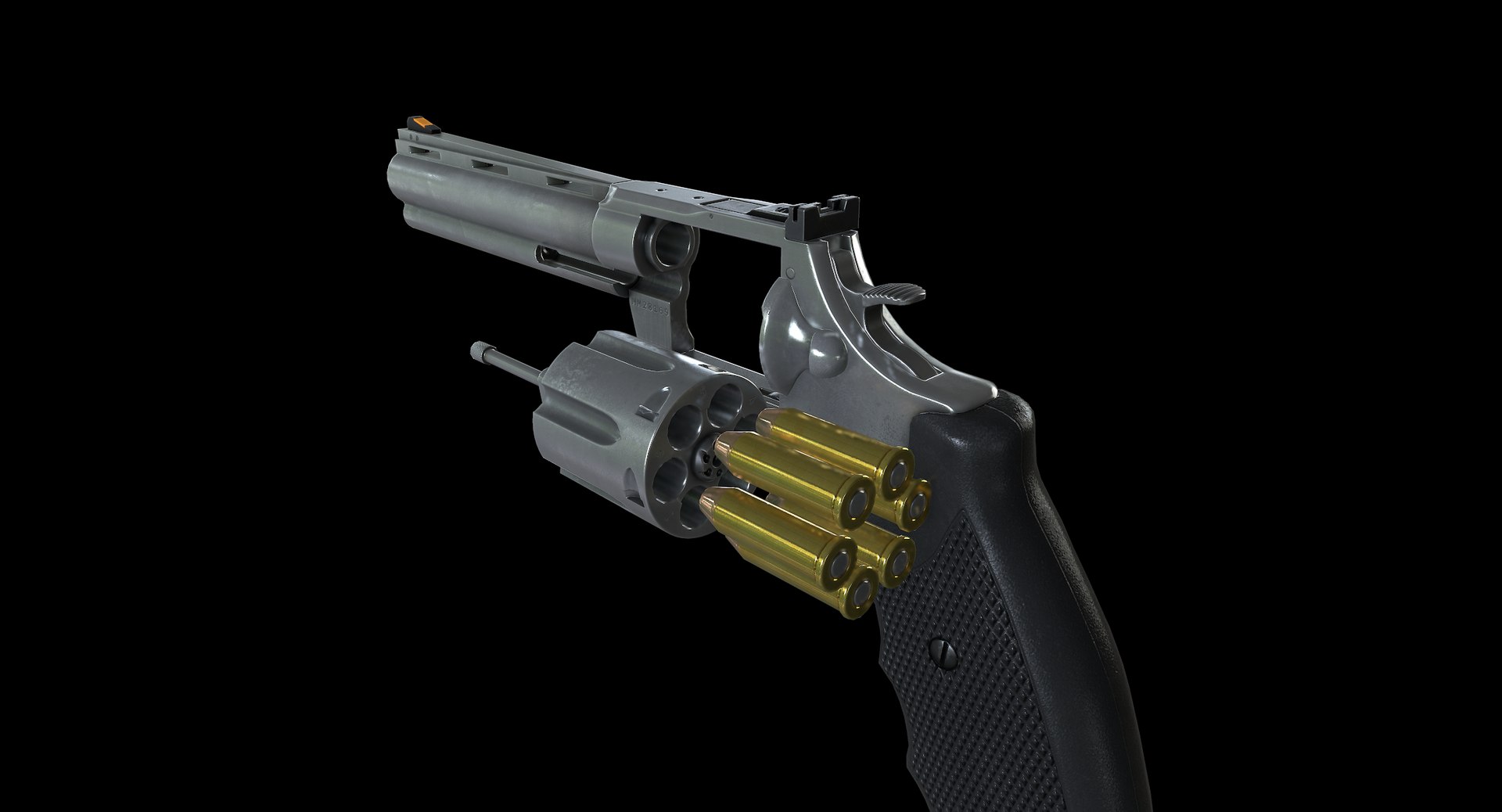 3d Model 44 Magnum