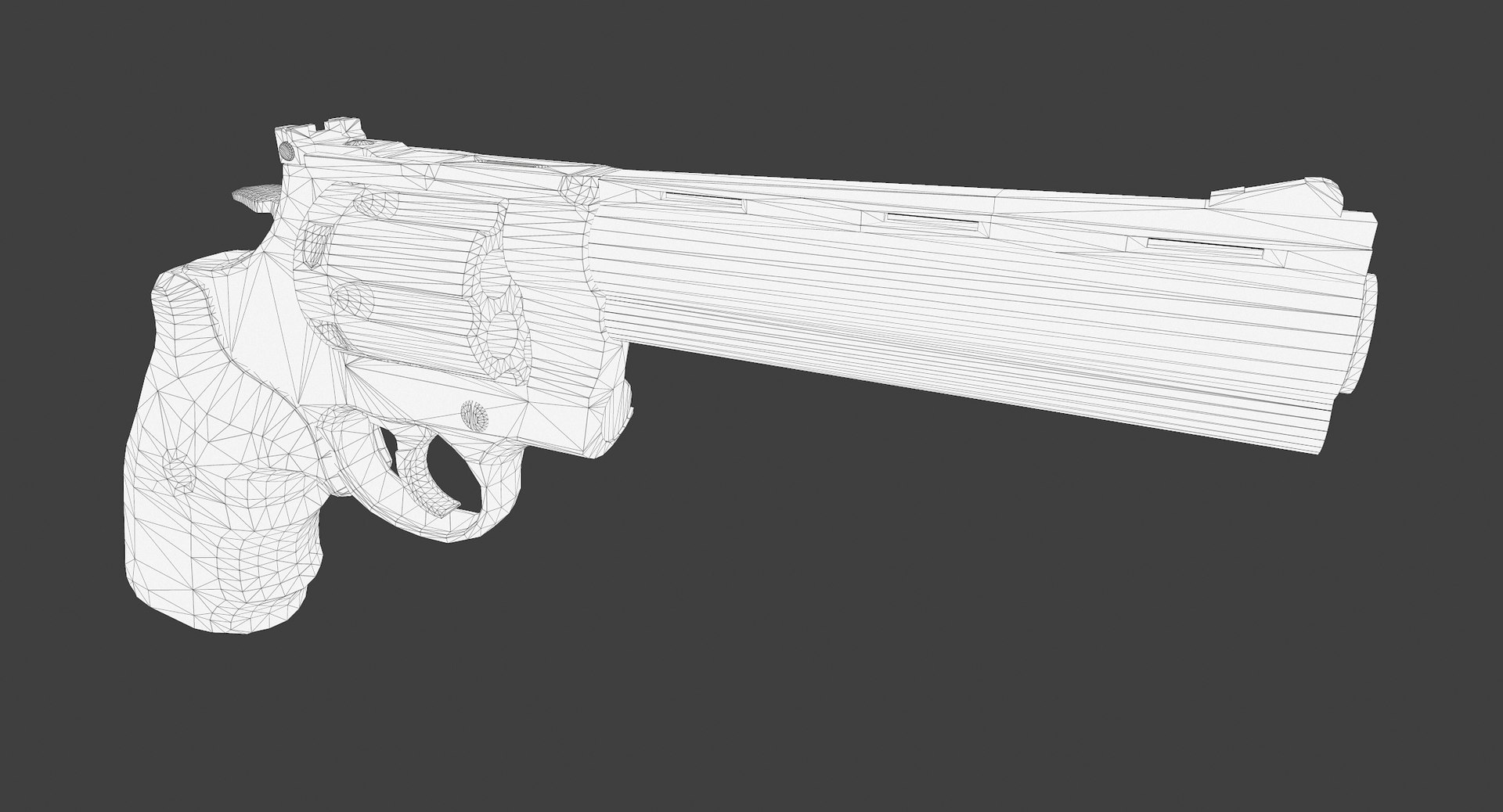 3d Model 44 Magnum