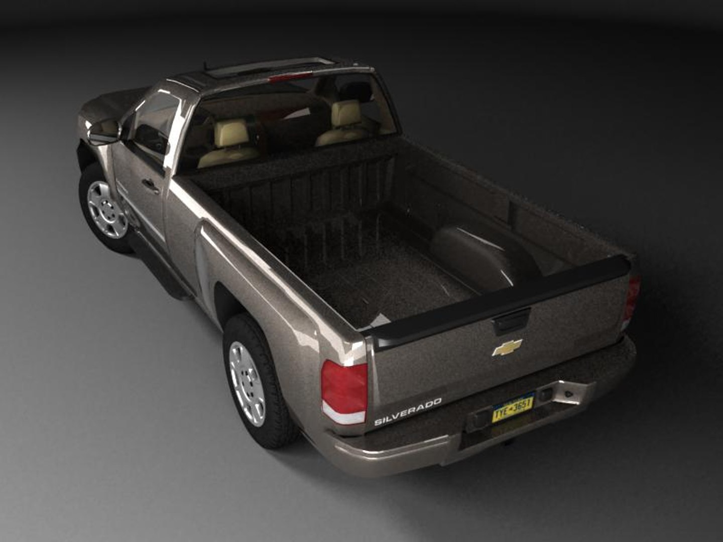 3dsmax Chevrolet Silverado Regcab Gmt900