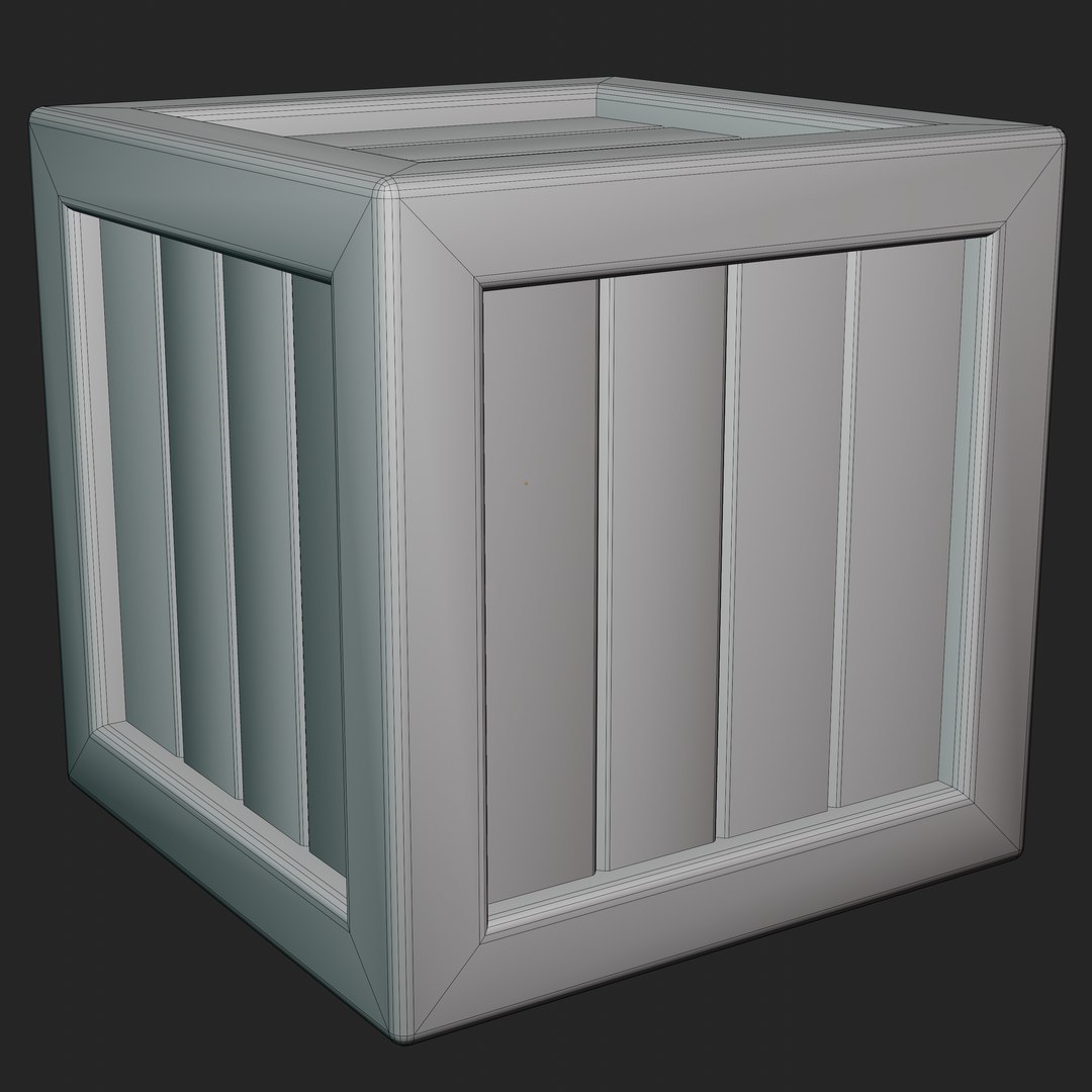 Wooden Box Low Poly 3D Model 3D Model - TurboSquid 1770255