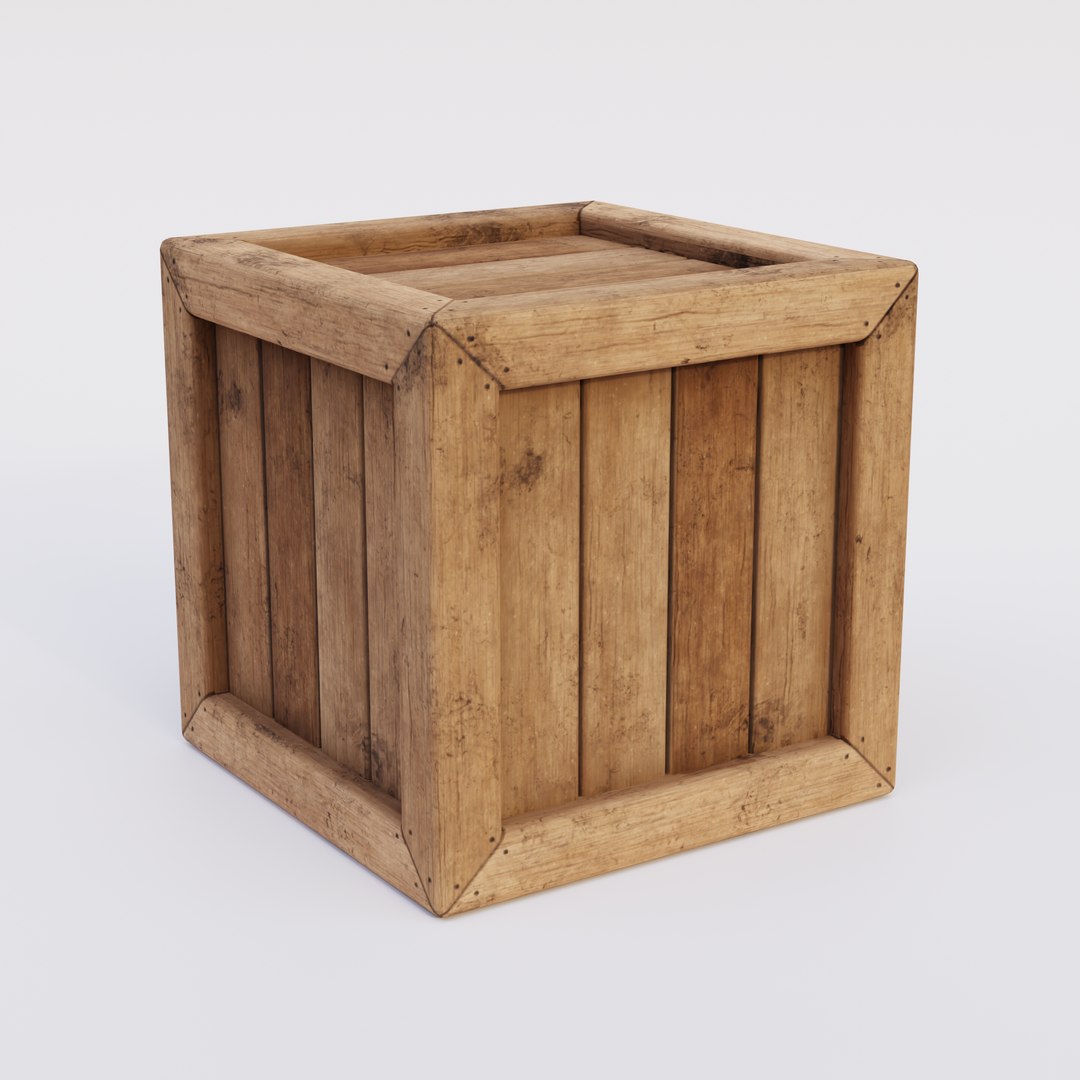Wooden Box Low Poly 3D Model 3D Model - TurboSquid 1770255