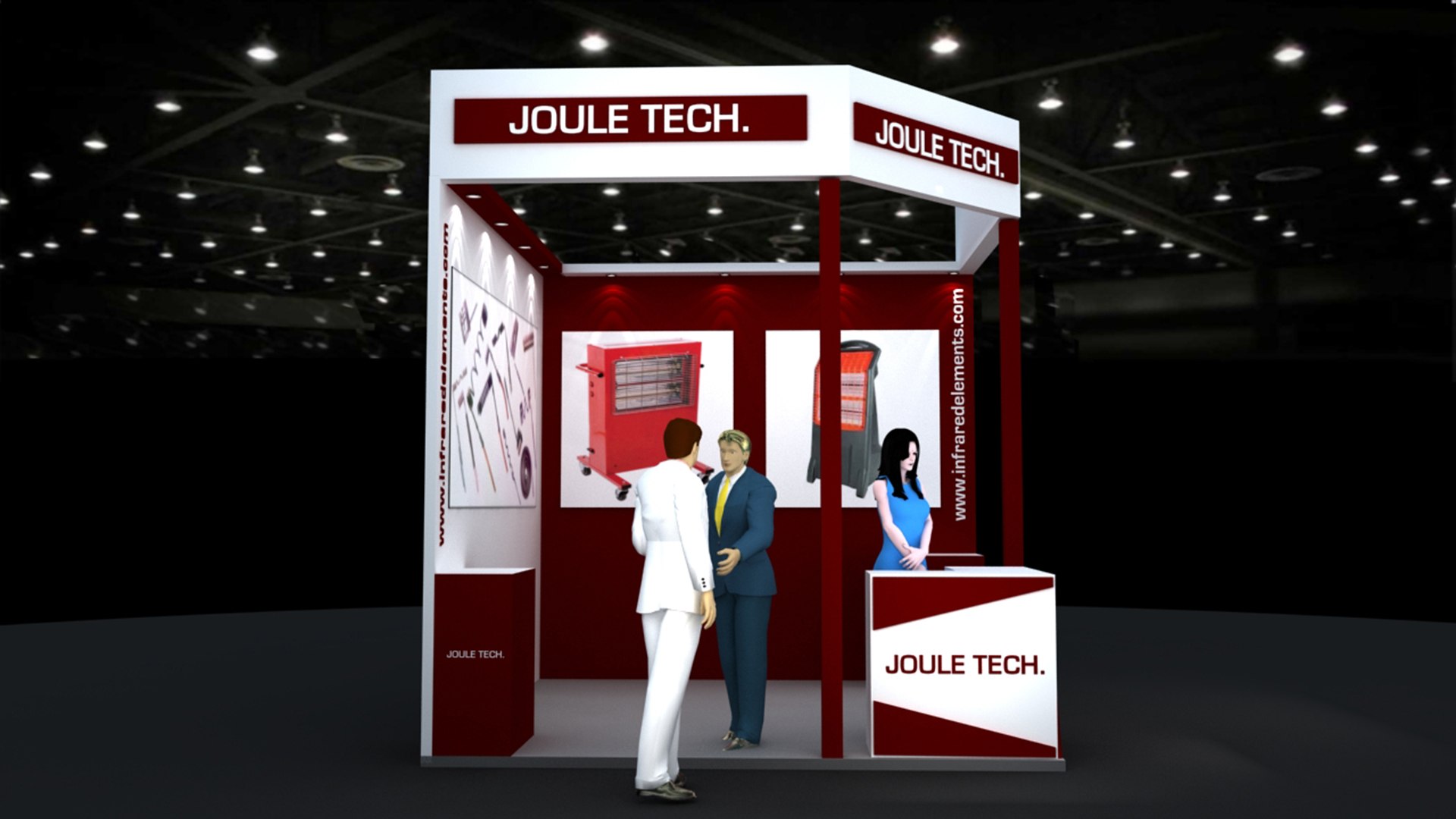 3D 2 Side Open Stand Model - TurboSquid 1988849