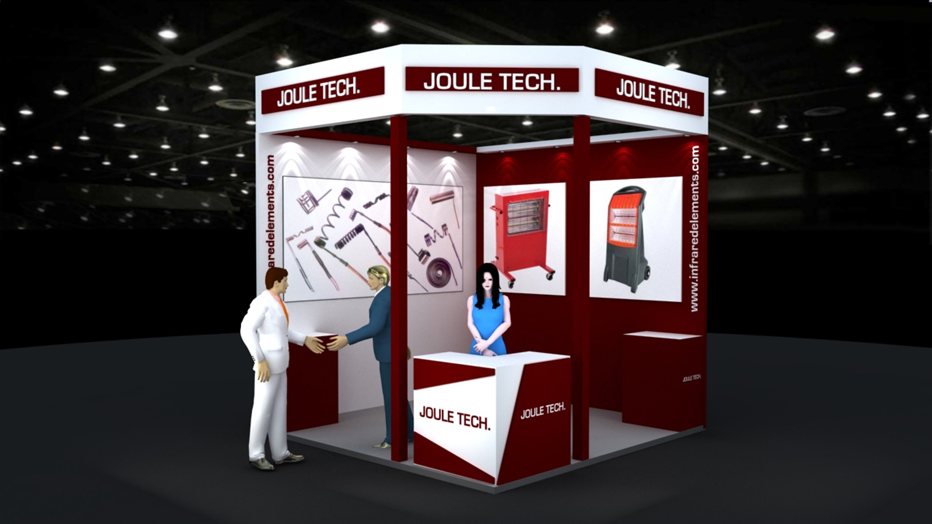 3D 2 Side Open Stand Model - TurboSquid 1988849