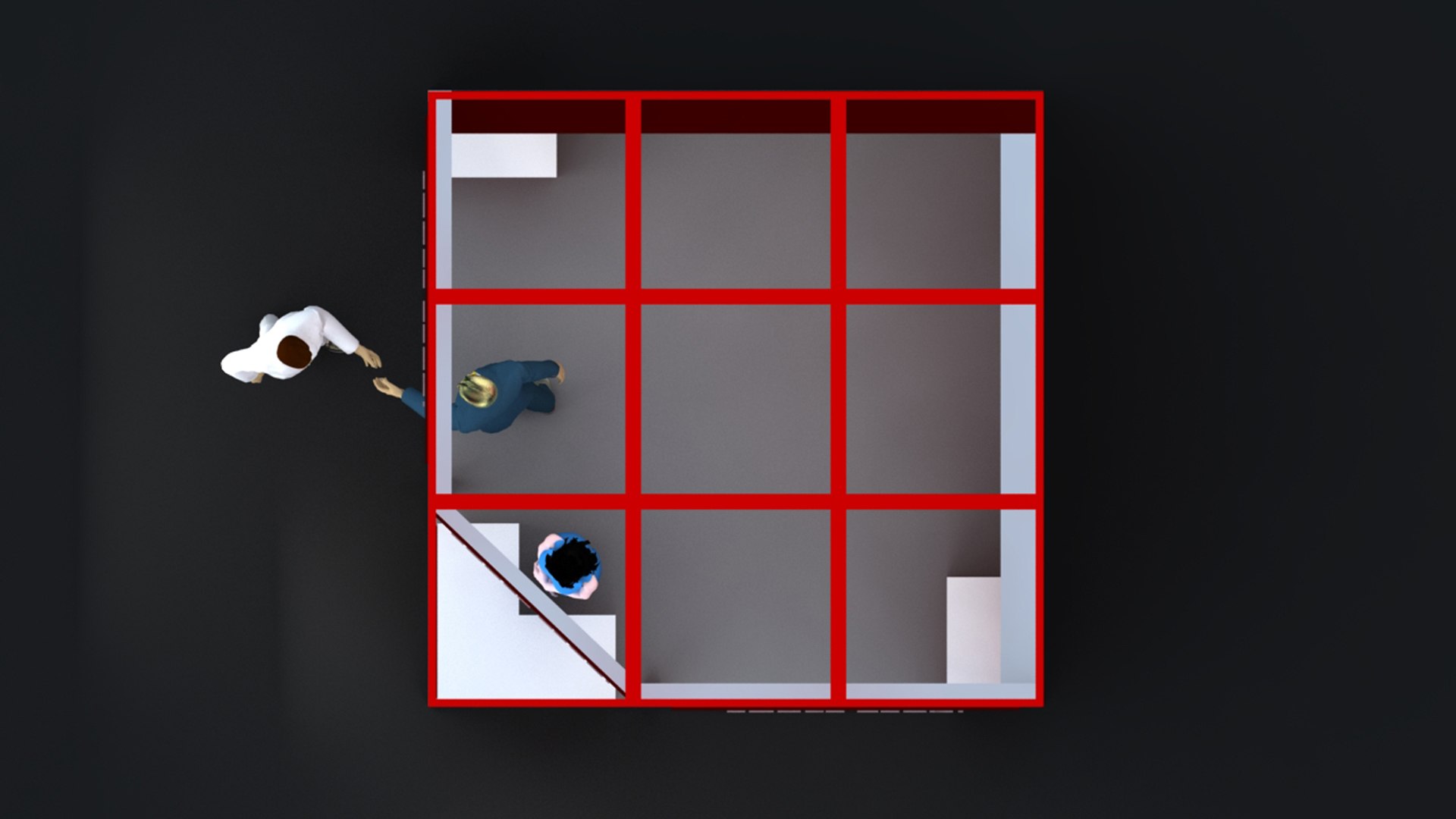 3D 2 Side Open Stand Model - TurboSquid 1988849