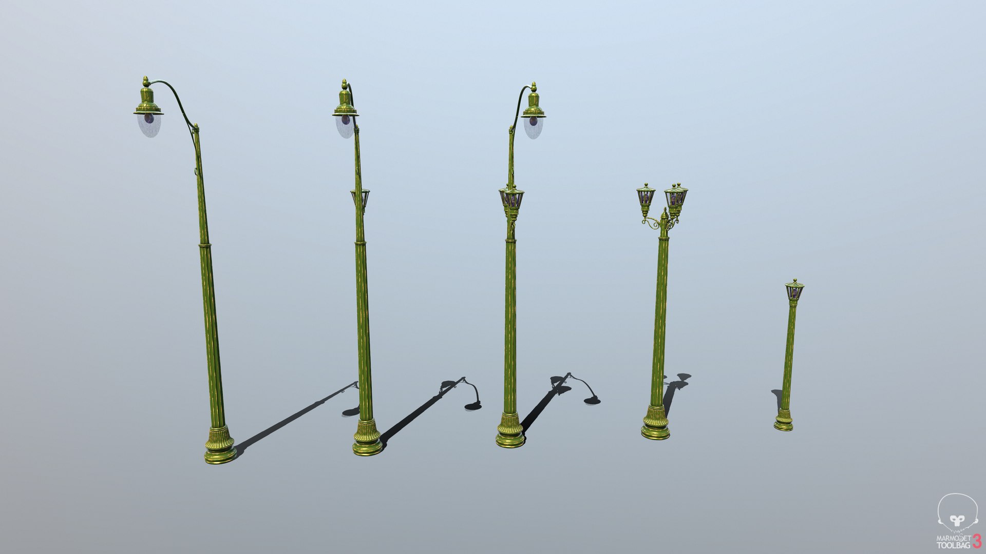 3D Stylized Street Light - TurboSquid 1626881