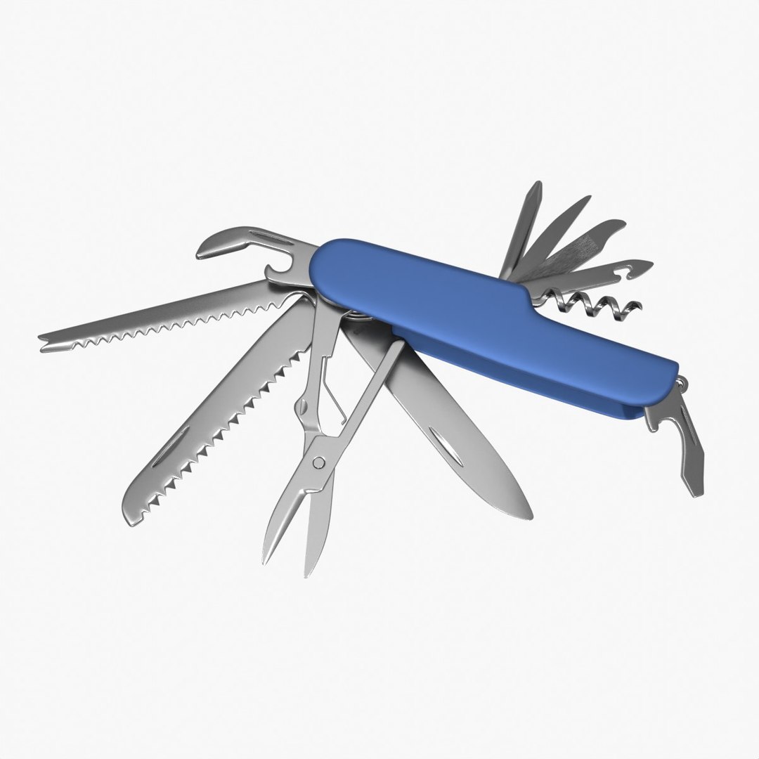 3D Swiss Army Knife - TurboSquid 2096651