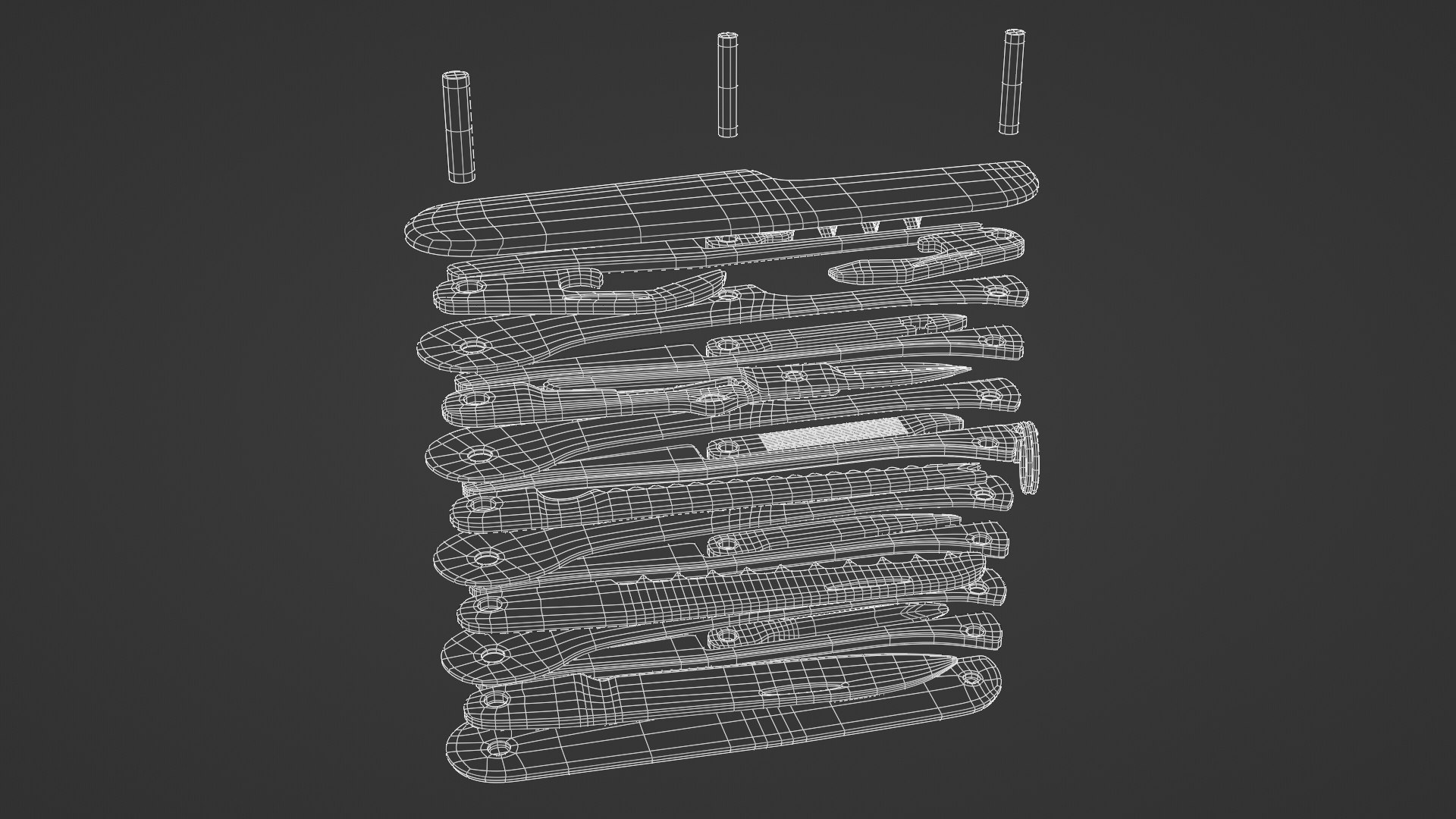 3D Swiss Army Knife - TurboSquid 2096651