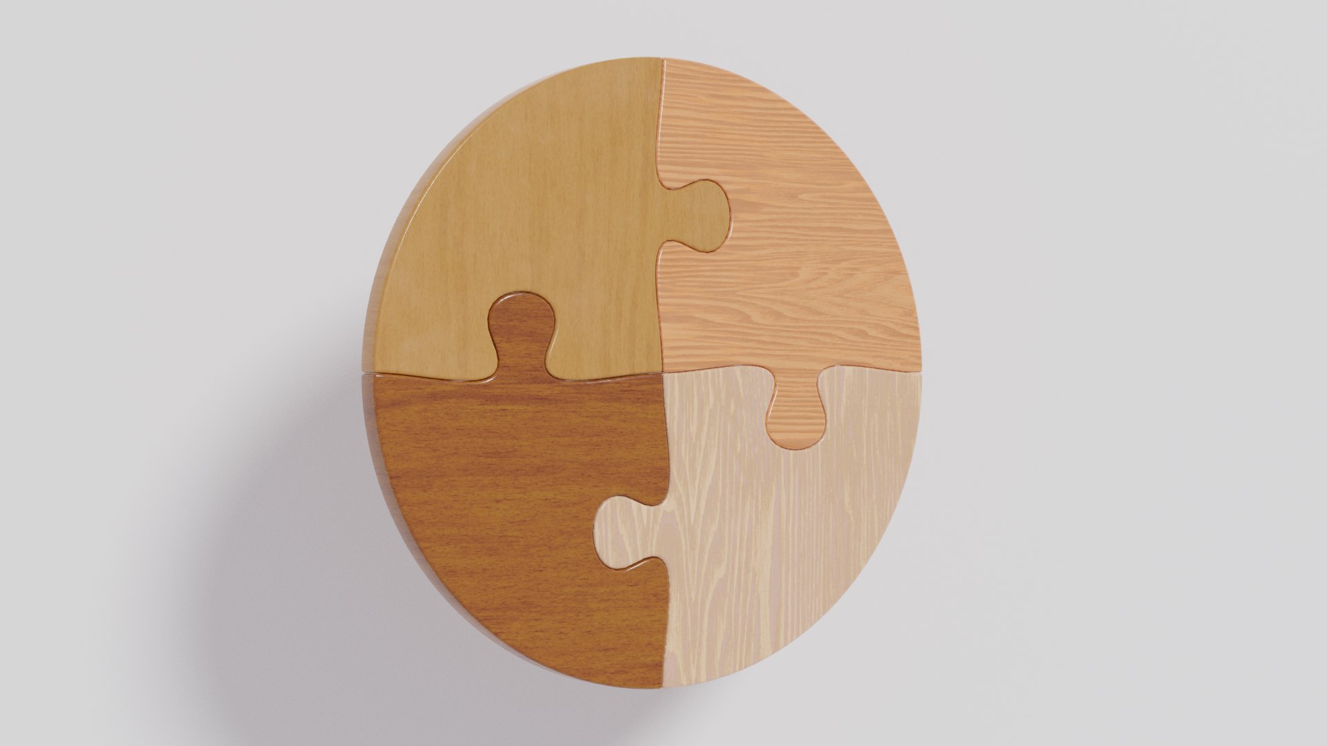 3D Wooden Jigsaw Puzzle Model - TurboSquid 1756231