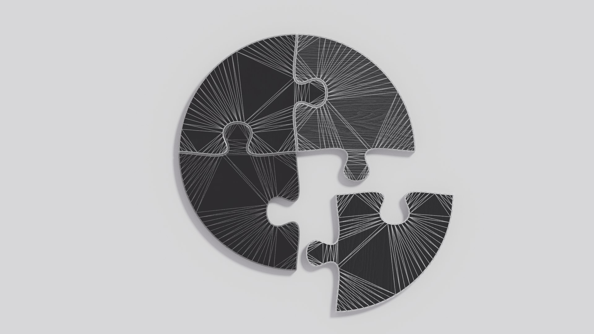 3D Wooden Jigsaw Puzzle Model - TurboSquid 1756231