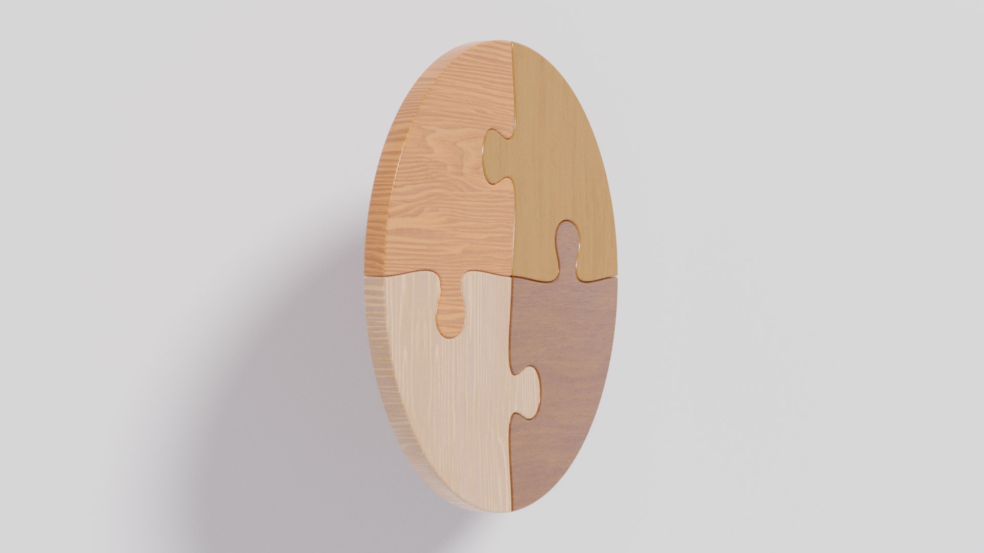 3D Wooden Jigsaw Puzzle Model - TurboSquid 1756231