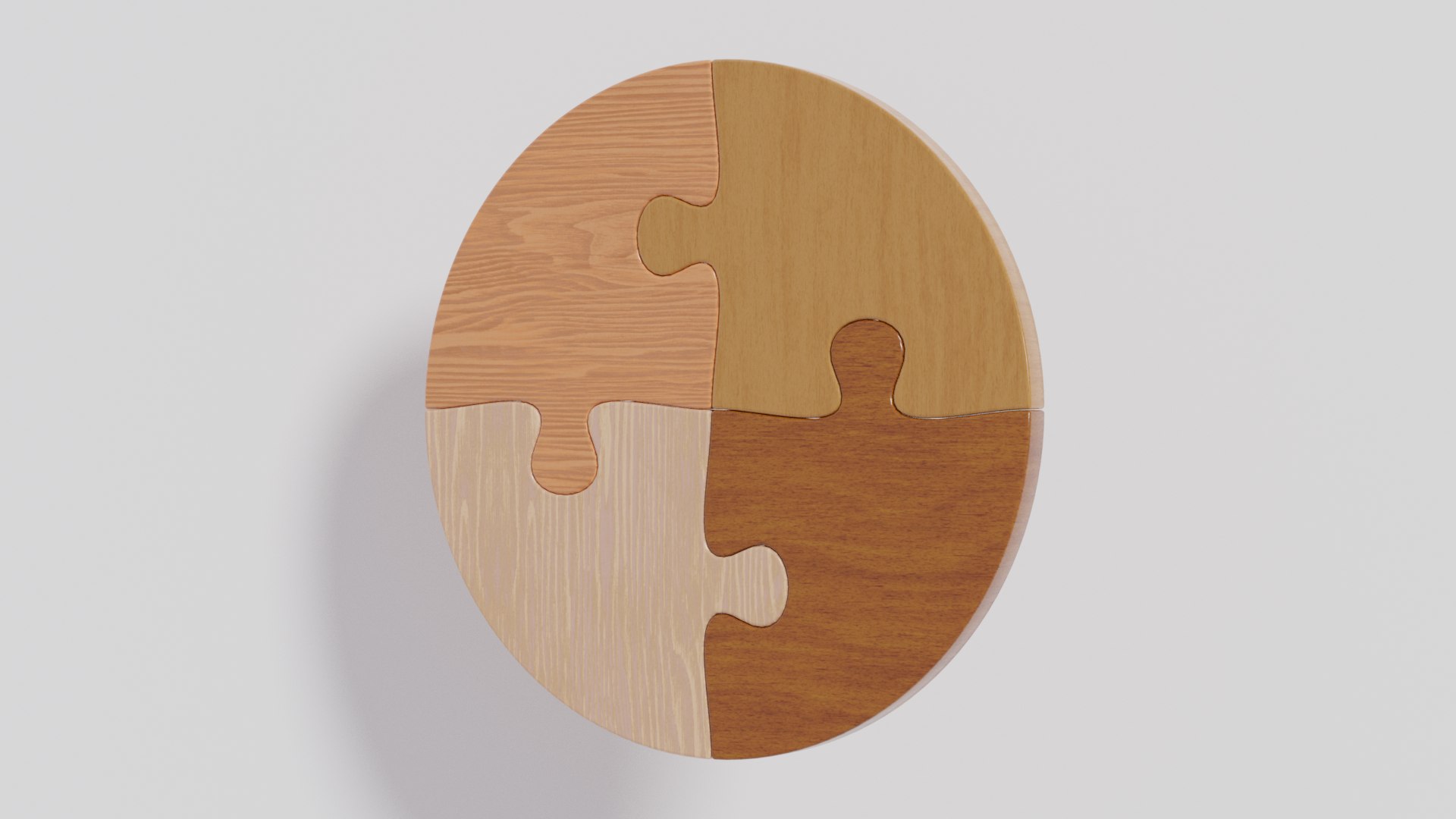 3D Wooden Jigsaw Puzzle Model - TurboSquid 1756231