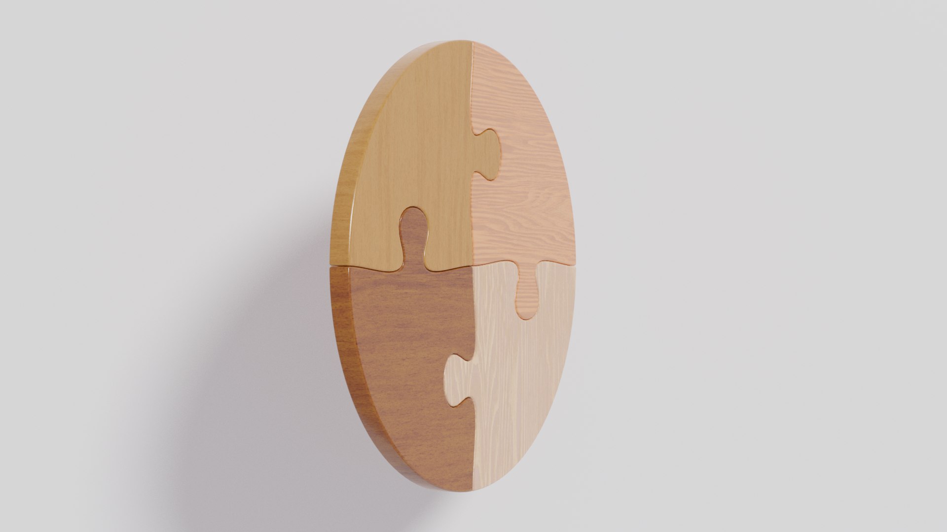 3D Wooden Jigsaw Puzzle Model - TurboSquid 1756231