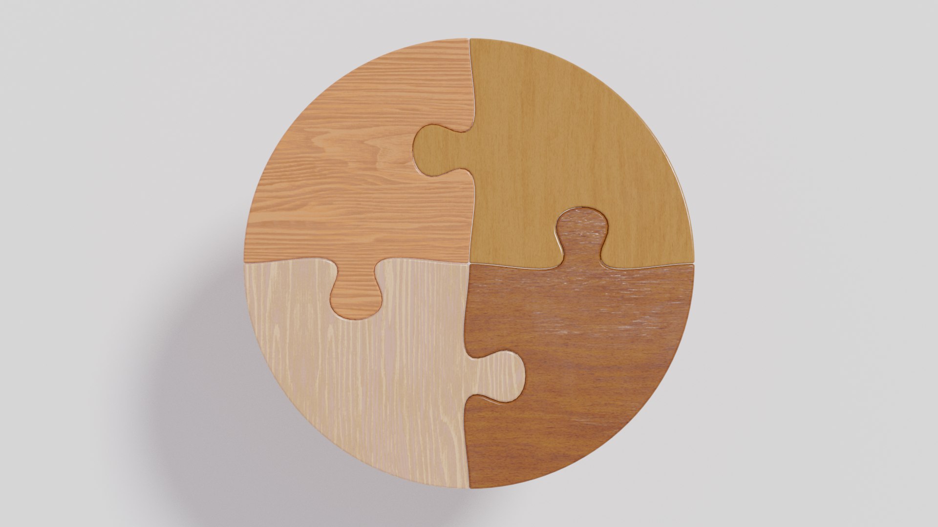 3D Wooden Jigsaw Puzzle Model - TurboSquid 1756231
