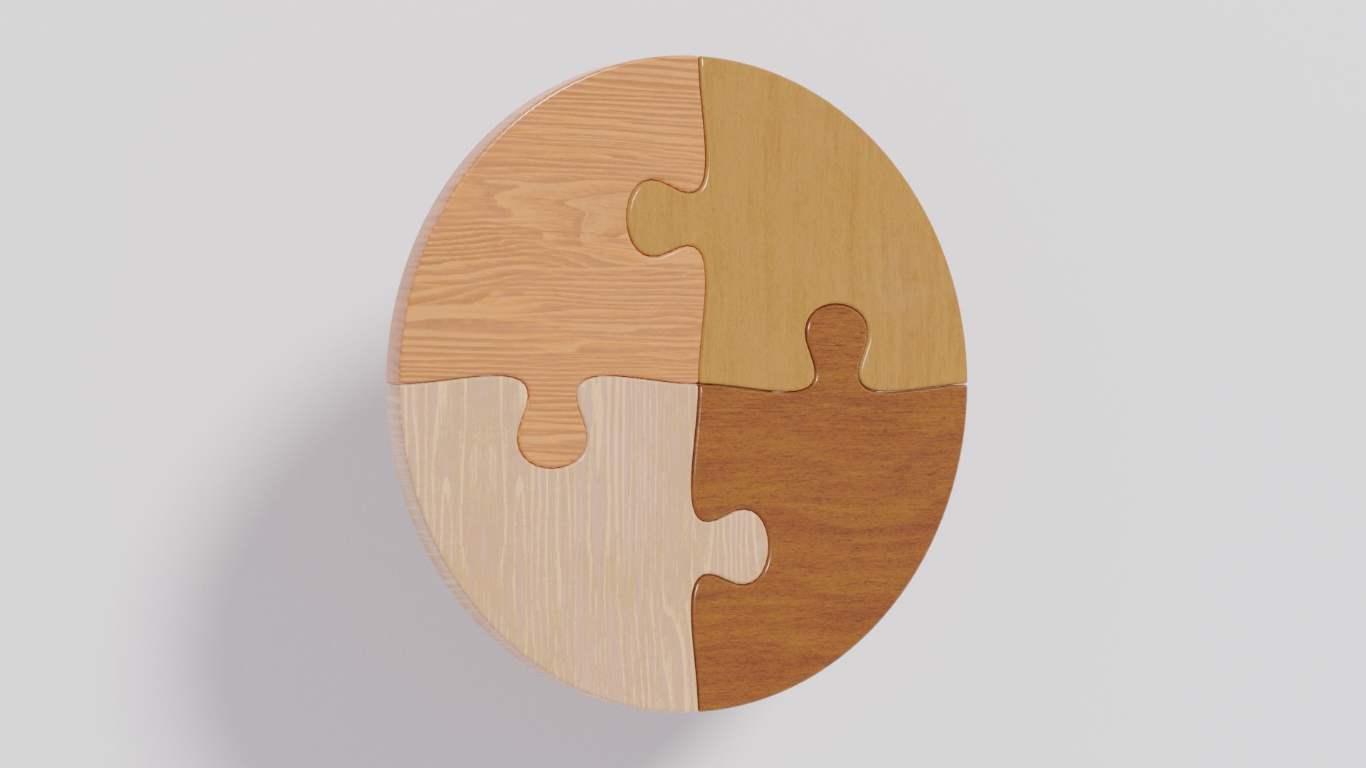 3D Wooden Jigsaw Puzzle Model - TurboSquid 1756231