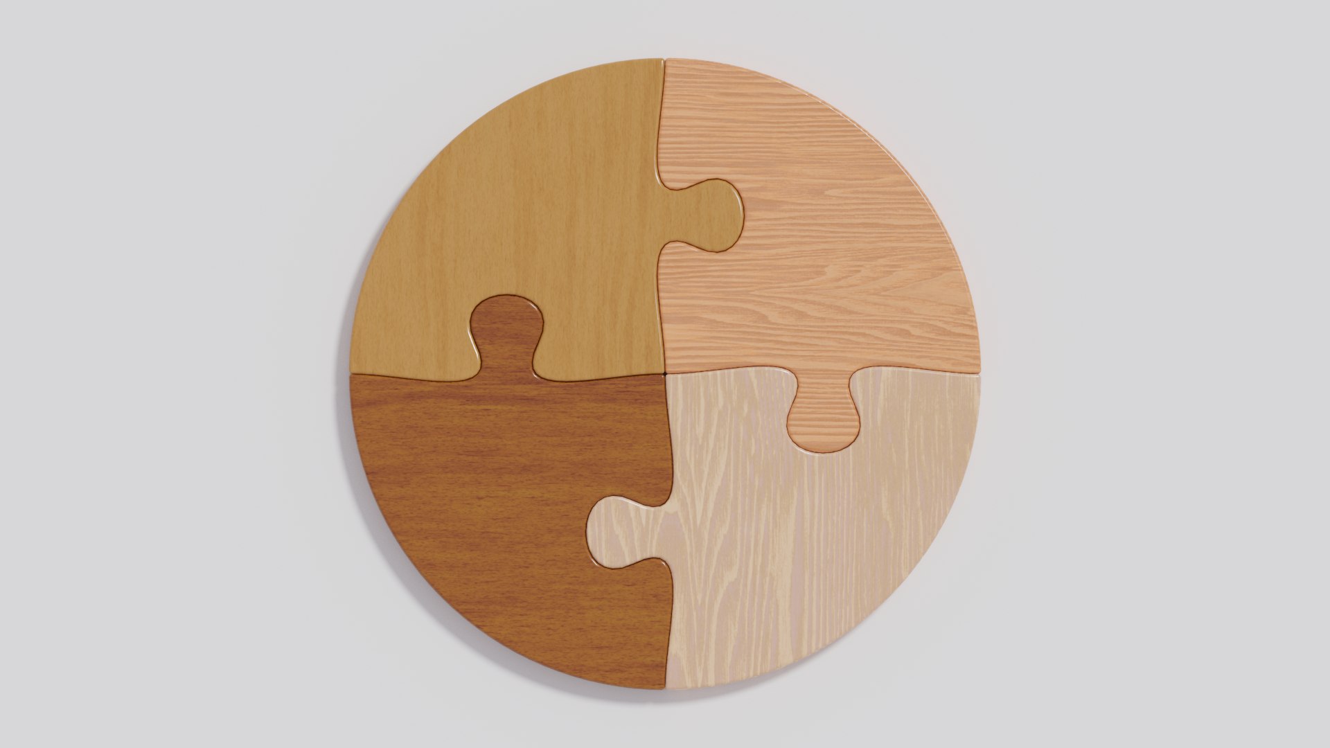 3D Wooden Jigsaw Puzzle Model - TurboSquid 1756231