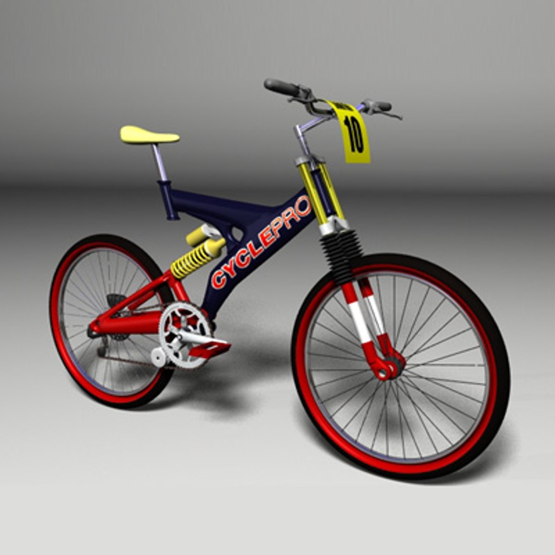 Cycle Mountain 3d Model