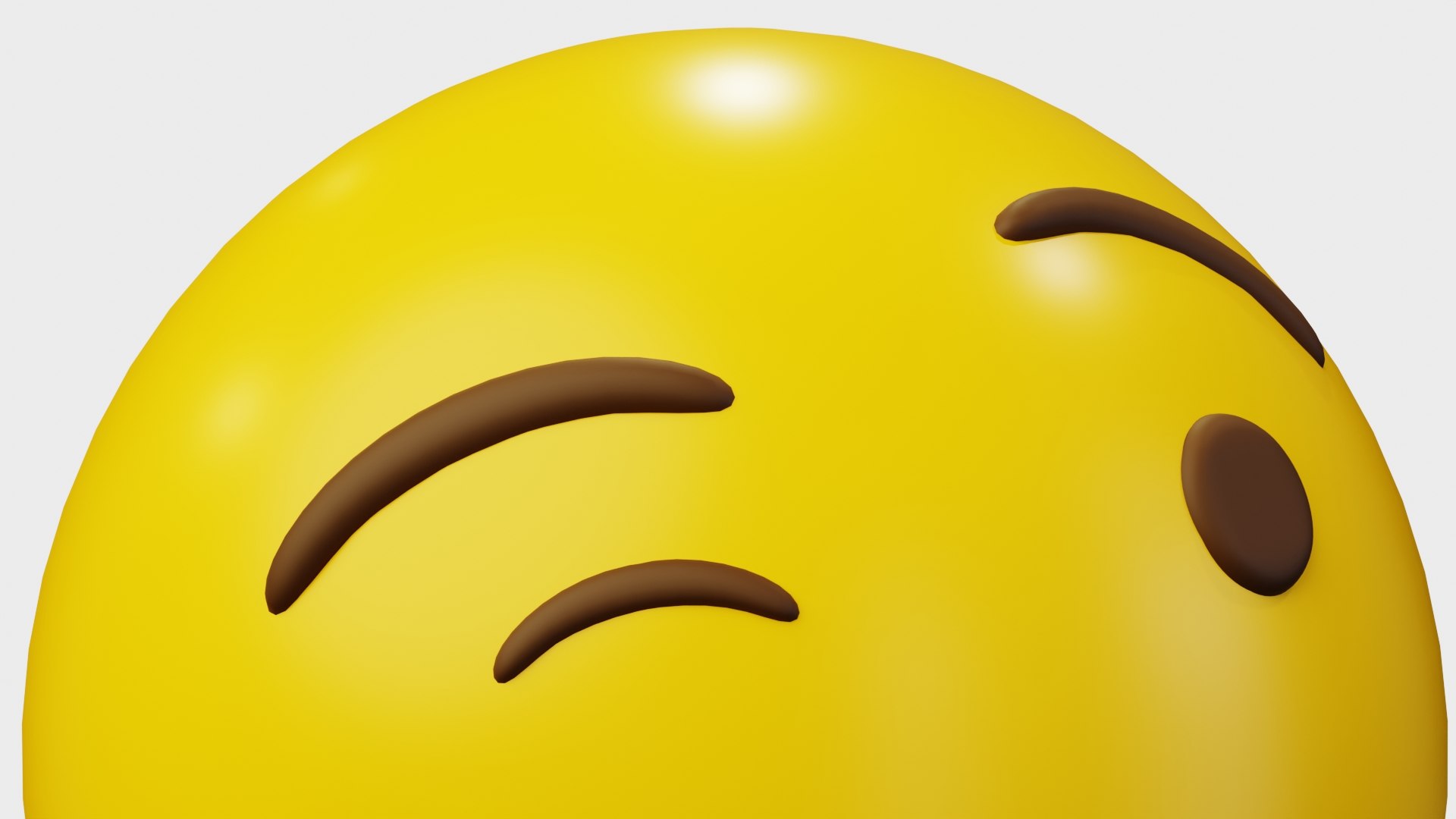 Wink Face Emoticon Emoji Or Smiley 3D Model - TurboSquid 2194991