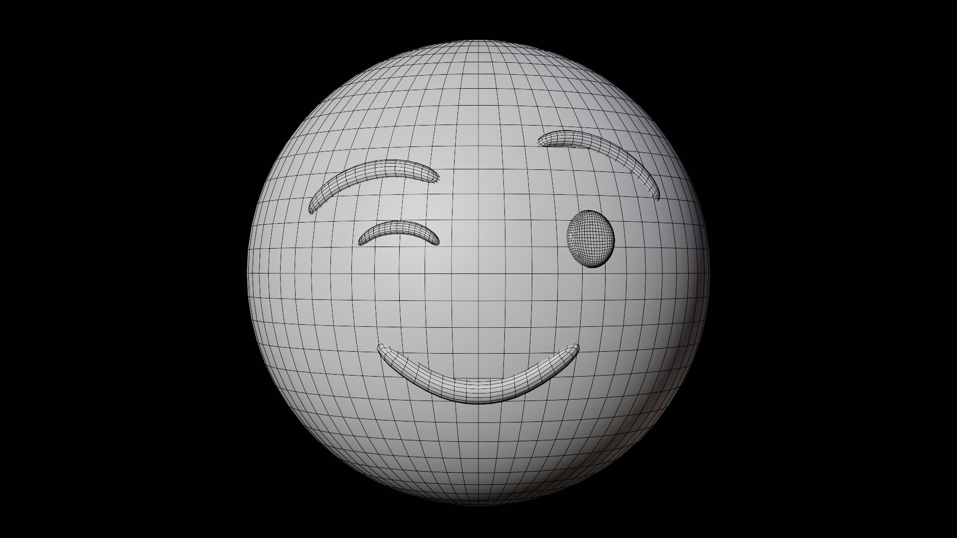 Wink Face Emoticon Emoji Or Smiley 3D Model - TurboSquid 2194991