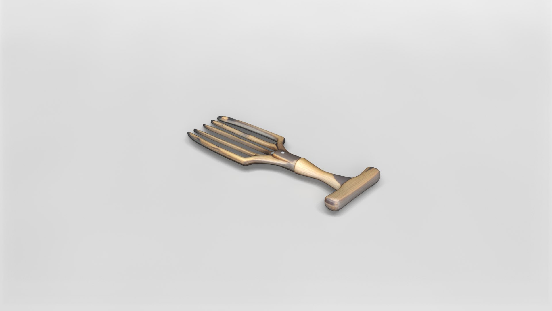 3D Wooden Hand Cultivator Garden Tool 3D Model Model - TurboSquid 2416678