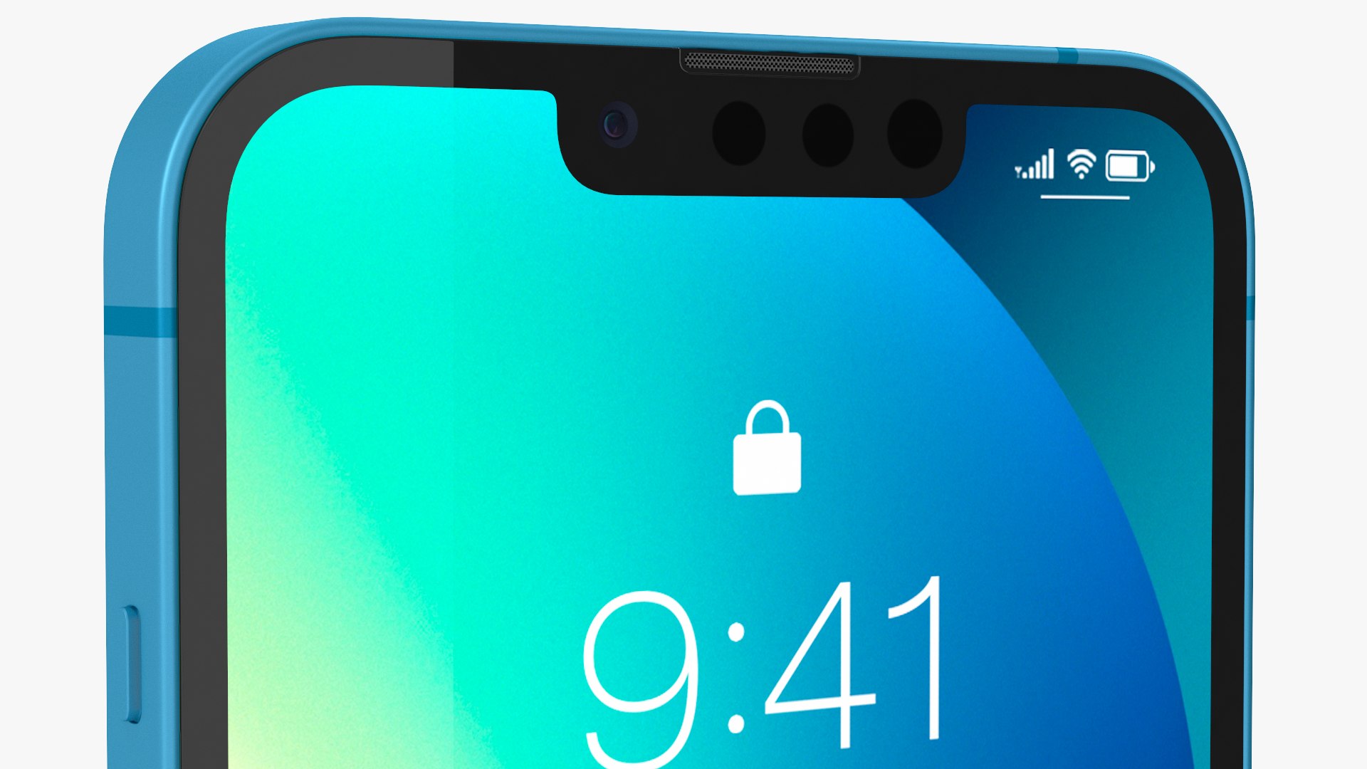 3D Blue Apple IPhone 13 - TurboSquid 1824330