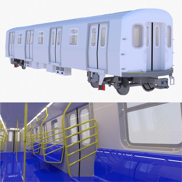 modelo 3d R211 subway car middle - TurboSquid 2063456