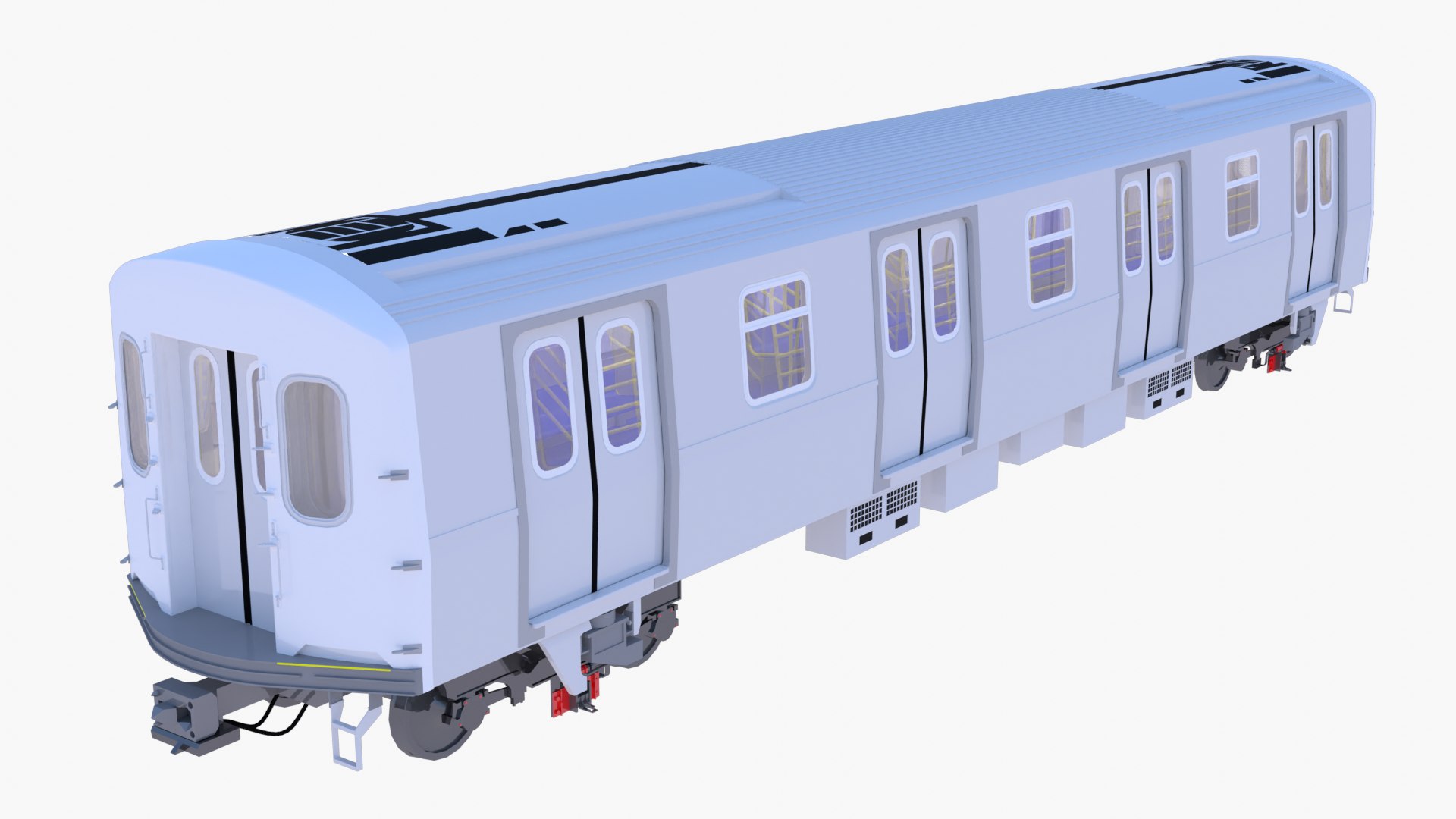 R211 Subway Car Middle 3D Model - TurboSquid 2063456