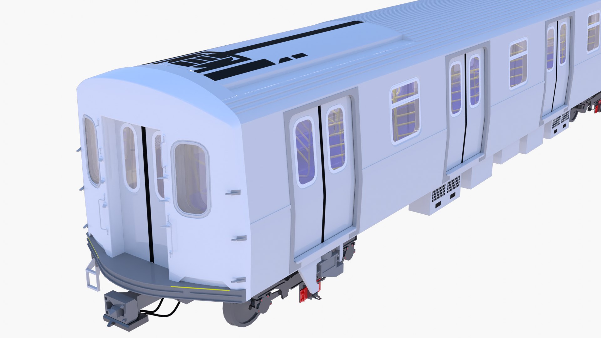 R211 Subway Car Middle 3D Model - TurboSquid 2063456