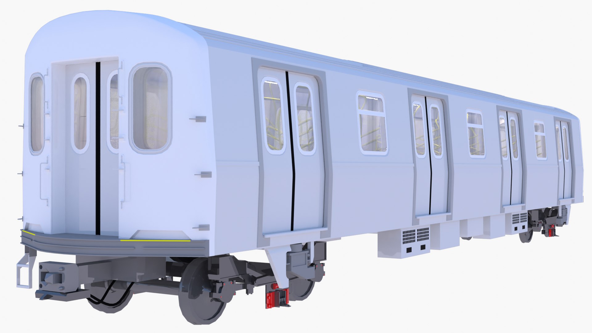 R211 Subway Car Middle 3D Model - TurboSquid 2063456