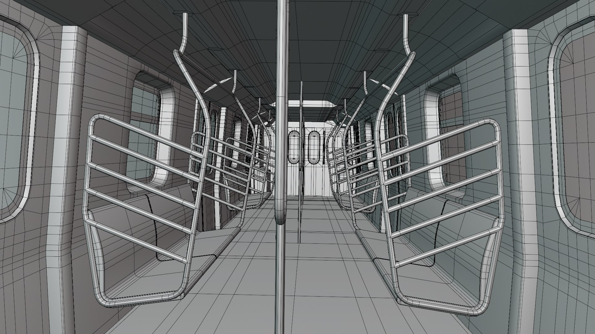 R211 Subway Car Middle 3D Model - TurboSquid 2063456